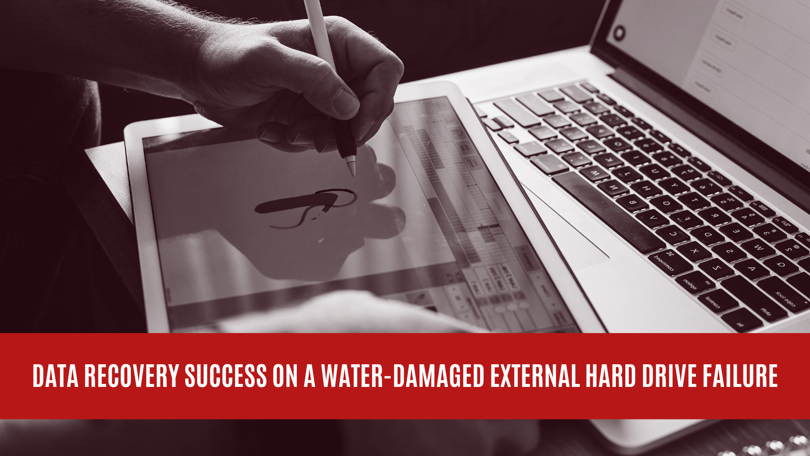 Data Recovery Success on a Water-Damaged External Hard Drive Failure